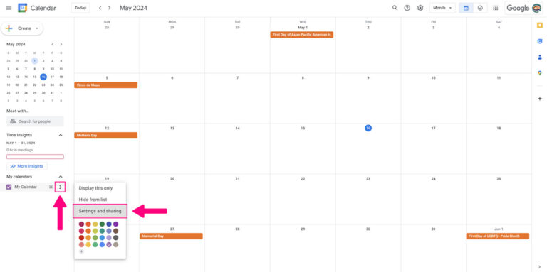 Google Calendar Embed Guide | Retriever Digital Signage